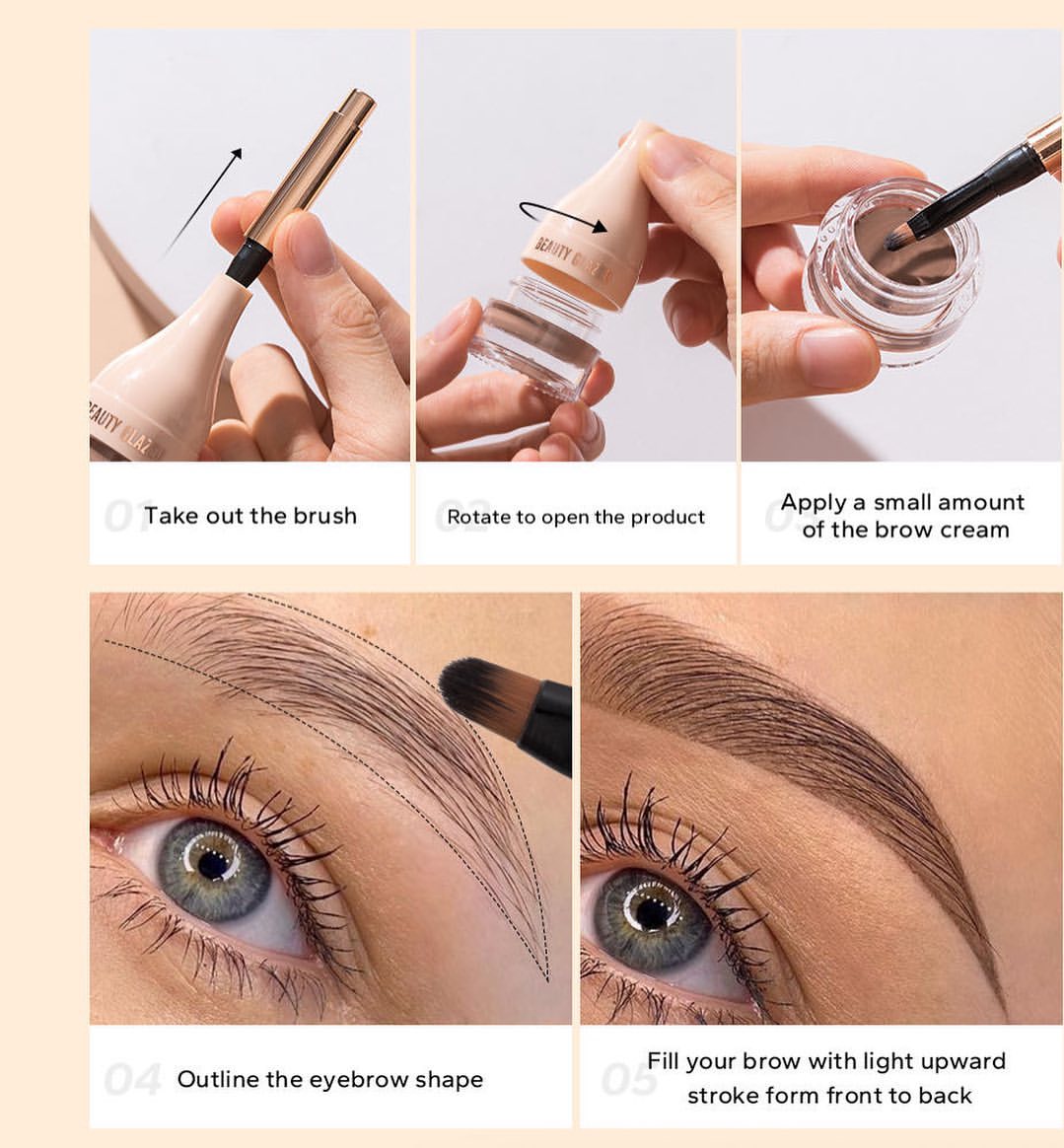 BEAUTY GLAZED WATERPROOF MOUSSE EYEBROW GEL - – Beauty Glazed PK
