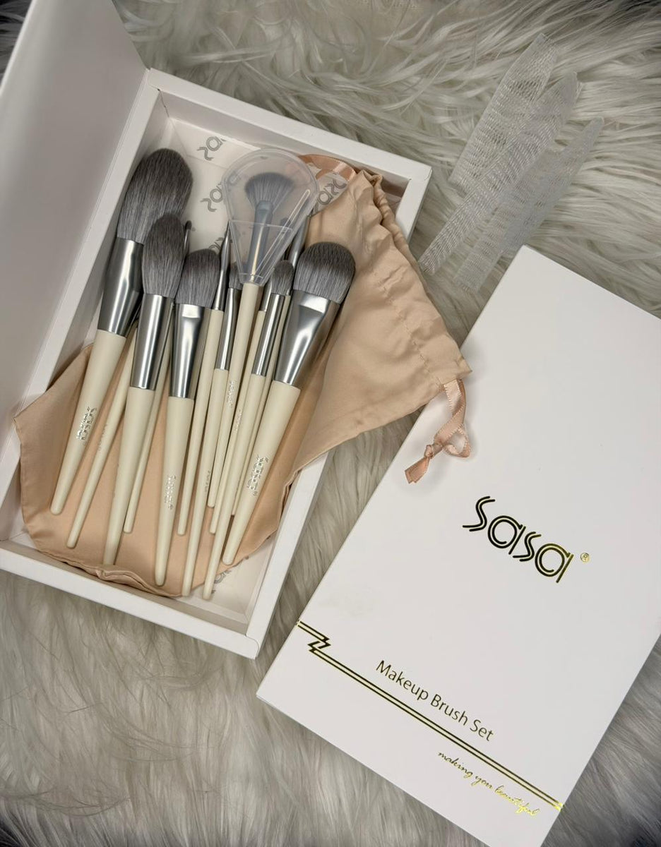 SASA premium makeup brushes 12 pcs- – Beauty Glazed PK