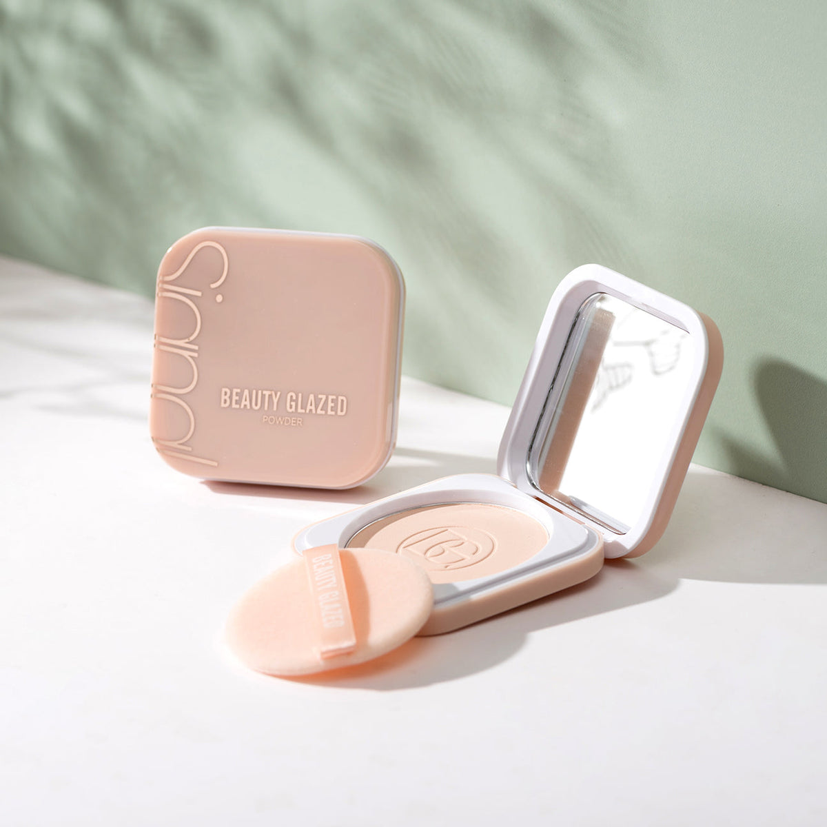 BEAUTY GLAZED - Face Powder 24h Oil Control Matte Compact – Beauty ...